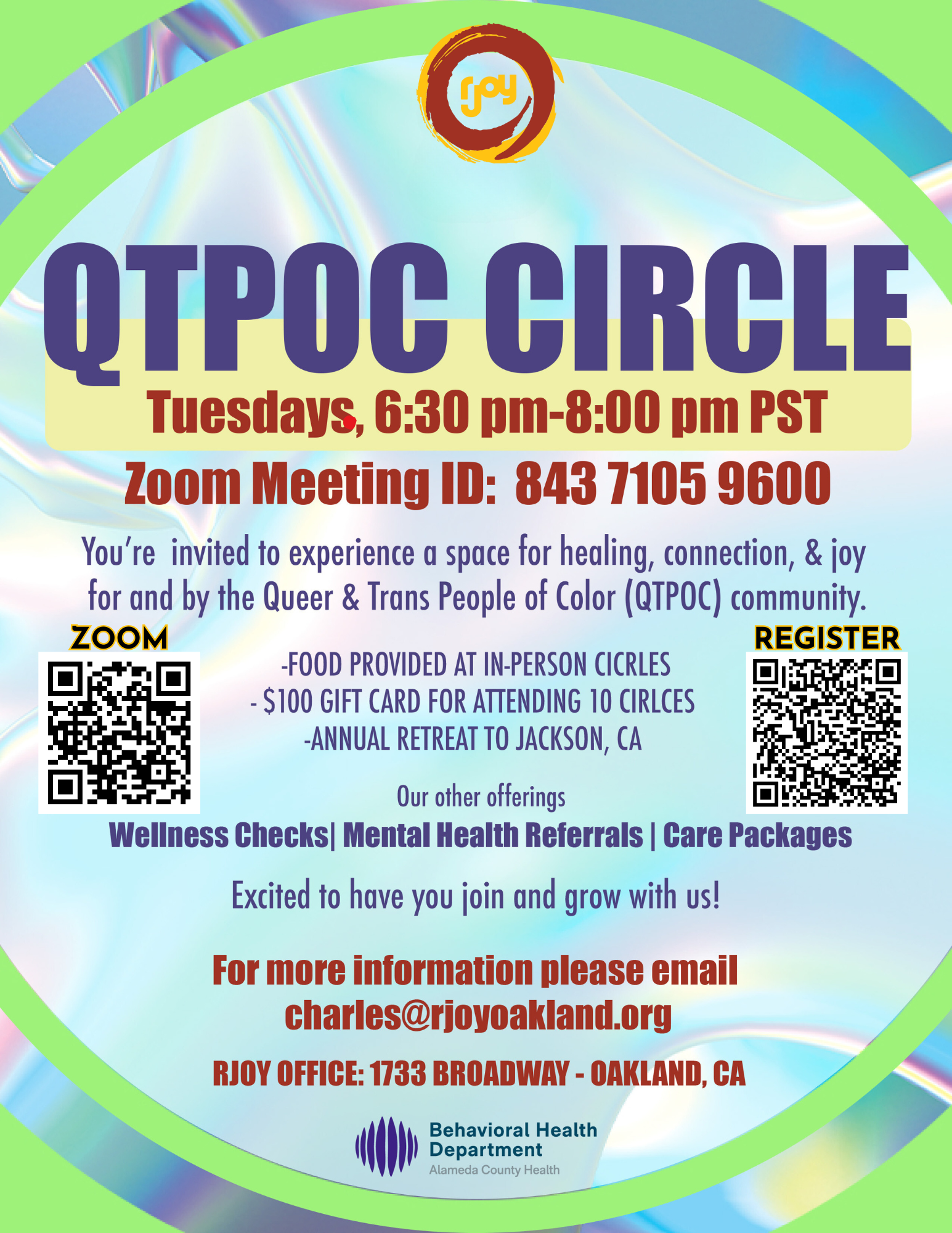 QTPOC Circle – RJOY